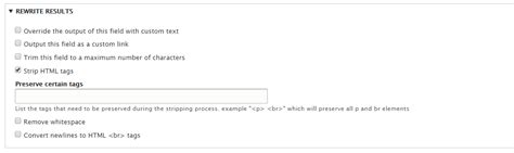 Views How Do I Strip Html Markup Or Use Plain Text In The Body Field Drupal Answers