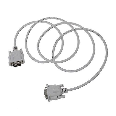 VGA DB Male To RS DB Pin Male Adapter Cable Video Graphic Extension Cable White M