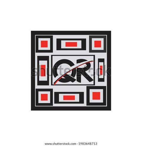 Qr Code Scanning Barcode Logo Design Stock Vector Royalty Free Shutterstock