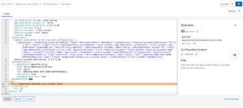Validation Error Kia0202 For Auto Generated Destination Rule · Issue 5991 · Kialikiali · Github