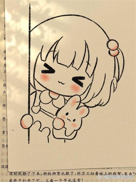 简笔画人物少女主题画怎么画（汇总15张） 简笔画图片大全