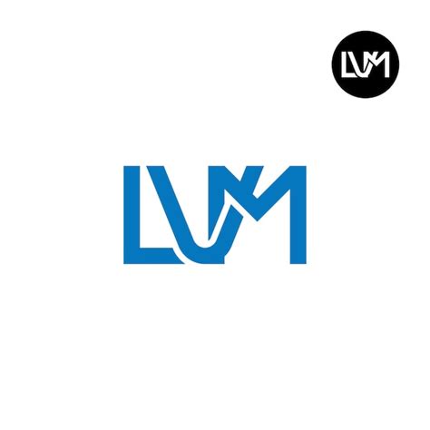 Premium Vector Letter Lvm Monogram Logo Design
