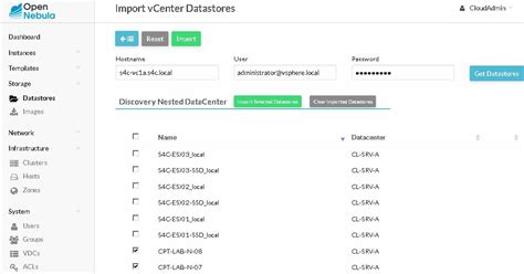 Instalando O Vonecloud Opennebula Appliance Conza Tech