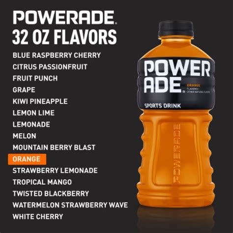 Powerade Orange Electrolyte And Vitamin Sports Drink 32 Fl Oz Fred Meyer