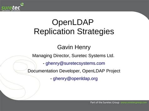 Openldap Replication Strategies Pdf