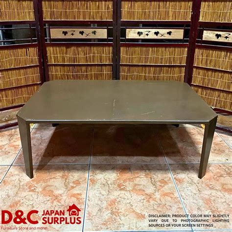 Japan Nitori Solid Wood Low Folding Table On Carousell