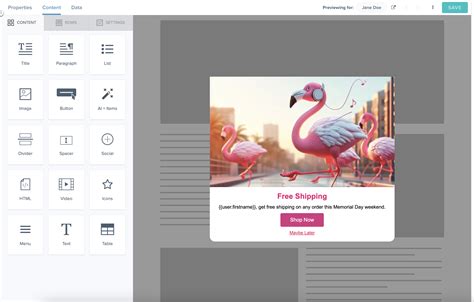 designing live content using visual editor help center