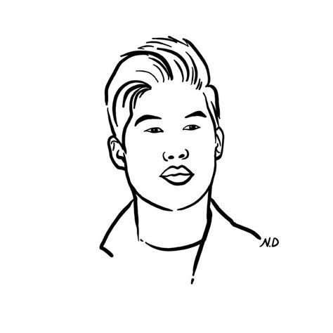 연예인 라인 드로잉 초상화 일러스트 포트폴리오 크몽