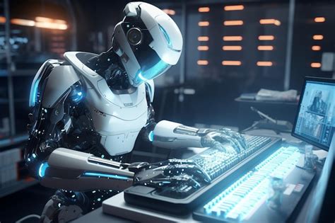 Robotics Engineer Programming A Sophisticated Robo 00557 03 Premium Ai Generated Image