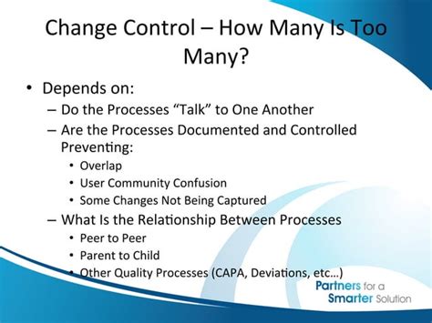 Change Control And Configuration PDF