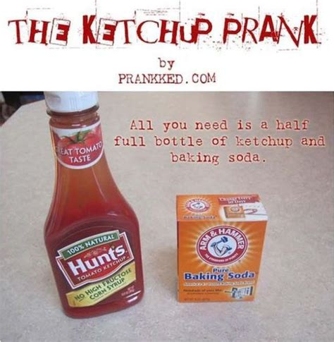Setting Up Your Own Ketchup Prank 6 Pics
