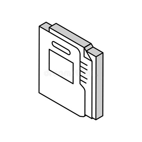 Paper Folder Isometric Icon Vector Illustration Stock Vector Illustration Of Archive Template