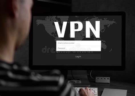 Woman Holding Tablet App Vpn Creation Internet Protocols Protect Stock Image Image Of Protect