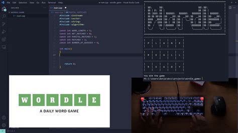 Step By Step Tutorial For Creating A Simple Wordle Game Using C Keyboard Asmr Youtube