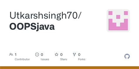 Github Utkarshsingh70oopsjava