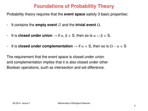 PPT V Foundations Of Probability Theory PowerPoint Presentation Free Download ID