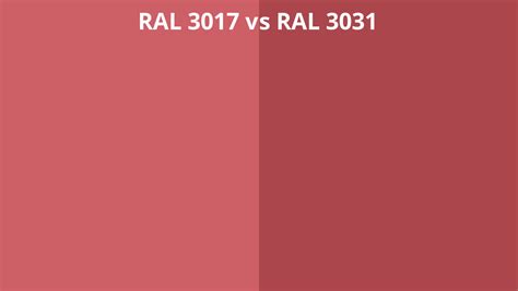 Ral 3017 Vs 3031 Ral Colour Chart Uk