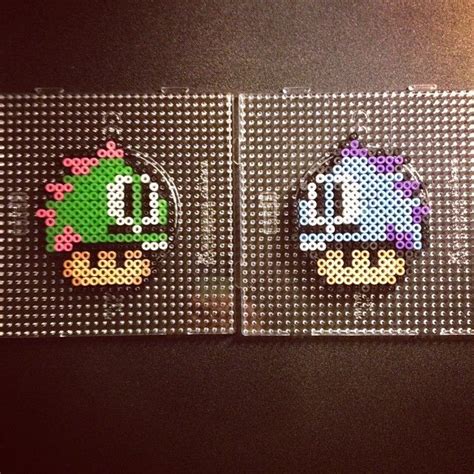 Épinglé par Ryan Somethin sur Perler beads Perles hama Champignon mario Point de croix