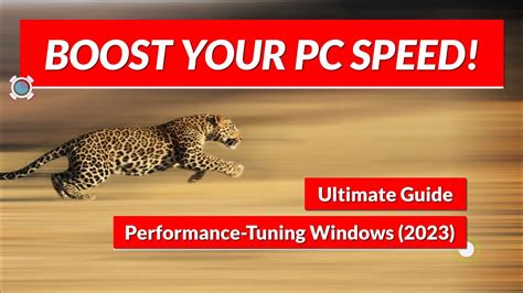 Boost Your Pc Speed Youtube