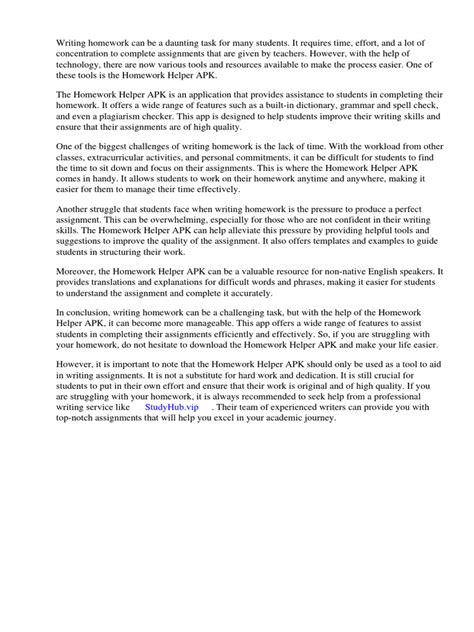 Homework Helper Apk Pdf Mobile App Android Operating System