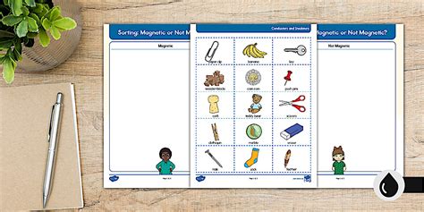 Magnetic Or Not Magnetic Sorting Activity Teacher Made
