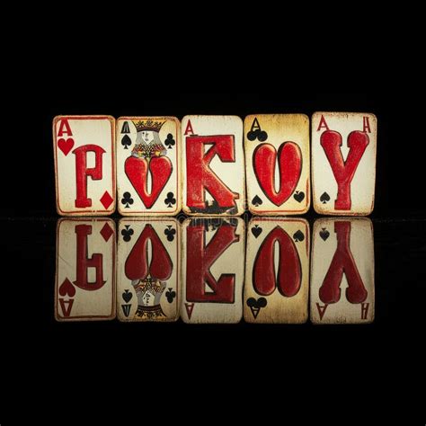 Vintage Playing Cards Old Wooden Cubes With Letters Vector Illustration Stock Illustration