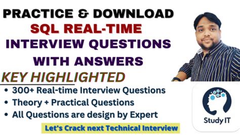 Practice Sql Real Time Interview Questions