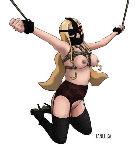 Rule 34 Bdsm Blindfold Blindfolded Blonde Hair Bondage Bound Bound