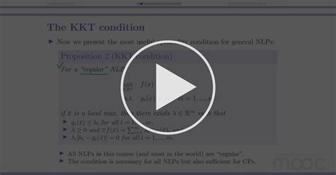 6 5 the kkt condition lagrangian duality and the kkt condition