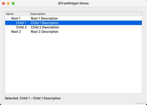 Qtreewidget 详解qtreewidget 详细 Csdn博客