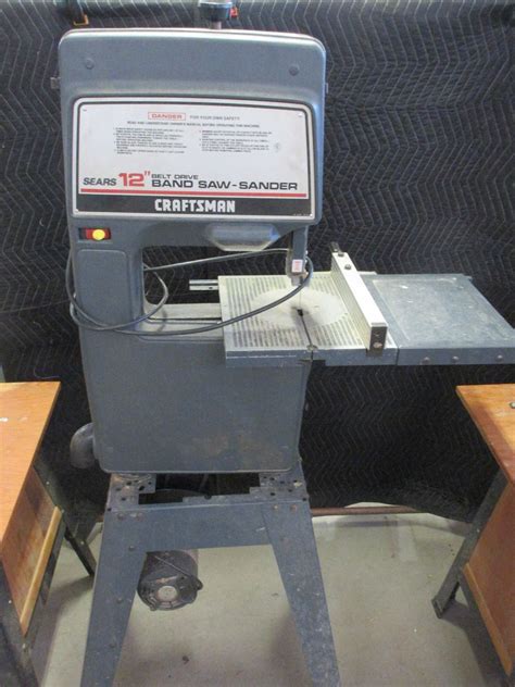Craftsman 12 Belt Drive Band Sawsander Model 113 243311 Lights Works