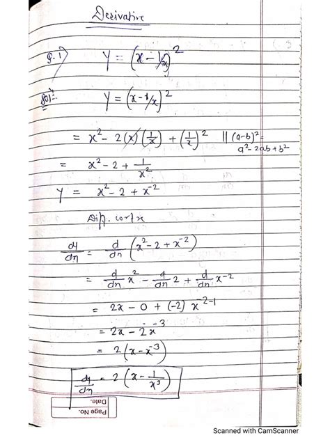 Derivative Question Bank Solution Pdf