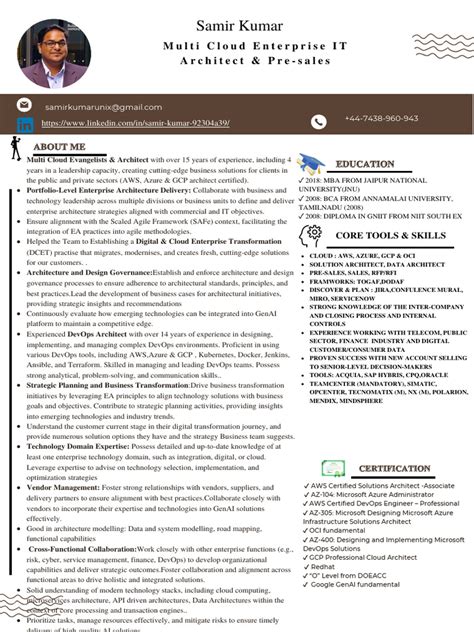 Enterprise Architect Pdf Cloud Computing Enterprise Architecture