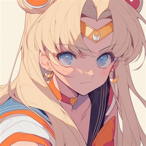 Premium Photo Anime Girl With Long Blonde Hair And Blue Eyes Wearing