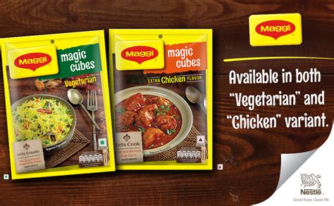 Maggi Magic Cubes Vegetarian Masala 40g Grocery