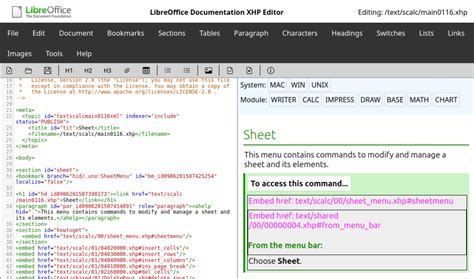 Libreoffice Help Files Have Now A Much Better Content Editor The Document Foundation Blog