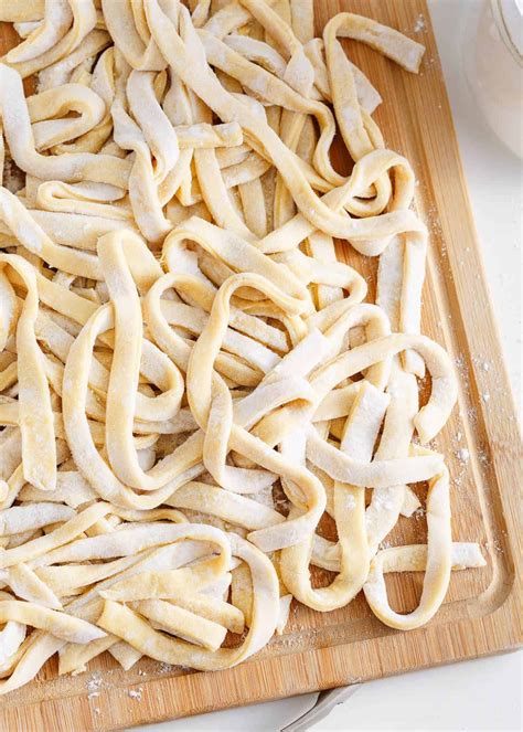 Fresh Soft And Tender Homemade Egg Noodles Are Easy To Make With Just