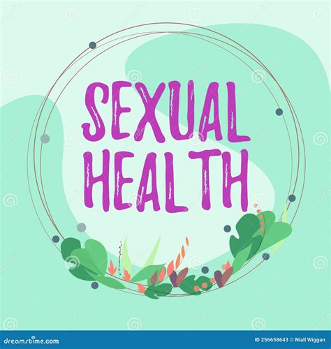 Writing Displaying Text Sexual Health Internet Concept Healthier Body