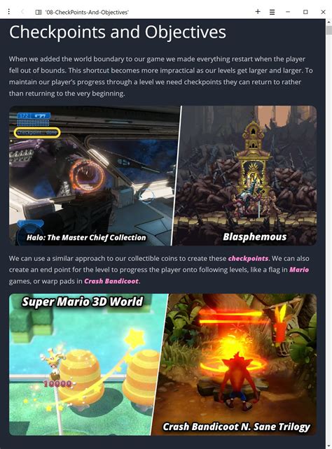 Checkpoints Objectives Particles And The Roadmap Godot 4 Beginners