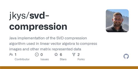 Github Jkyssvd Compression Java Implementation Of The Svd