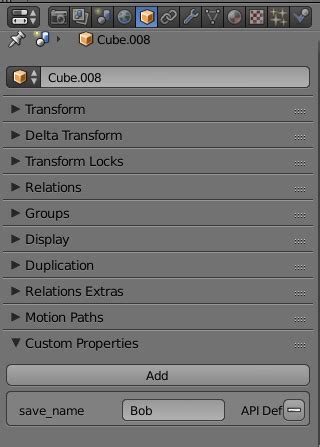 Hide Object Properties With Python Blender Stack Exchange