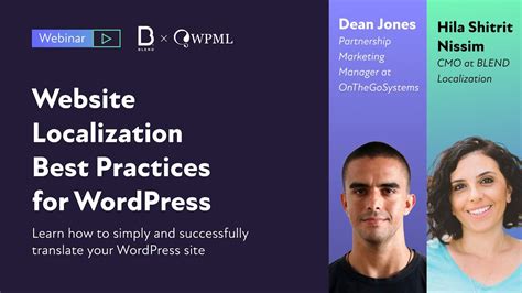 Webinar Wordpress Localization Best Practices Youtube