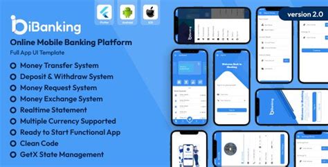 Ibanking Online Mobile Banking Platform Flutter App Graphicfort Mobile Banking Online
