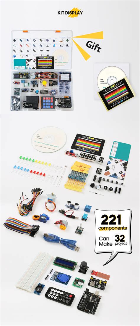 Kuongshun Project The Most Complete Ultimate Starter Kit With Tutorial Kuongshun Electronic Shop