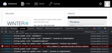 MomentJS Outdated Issue 825 Wintercms Winter GitHub