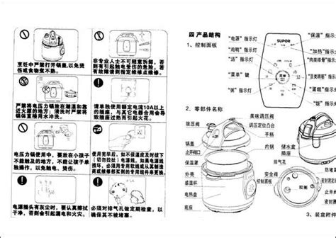 苏泊尔电压力锅盖图解 电压力锅锅盖解图100 苏泊尔鲜呼吸完全解 大山谷图库