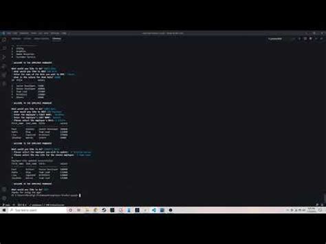Github Pkeld Employee Tracker Mysql