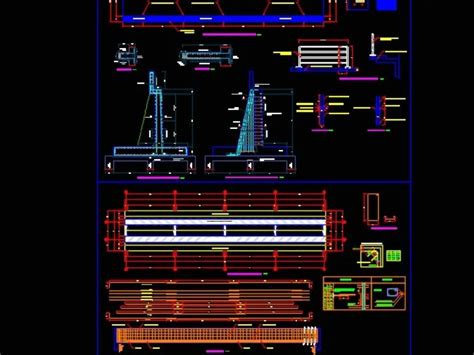 Reinforced Concrete Bridge Structures In Autocad Cad Library