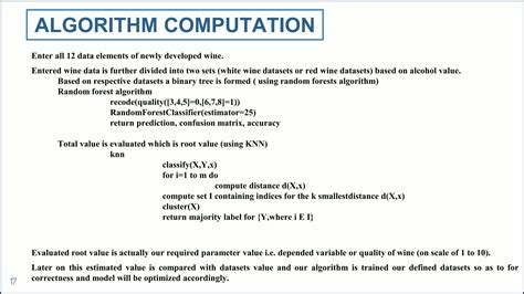 Wine Quality Analysis Using Machine Learning Pptx