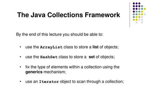 Ppt The Java Collections Framework Powerpoint Presentation Free Download Id5316003